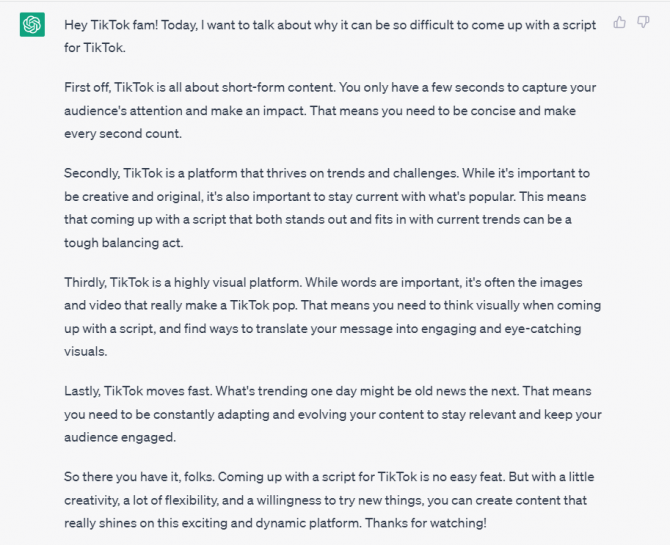 How to Use AI to Write a Script for TikTok, Reels, and Shorts