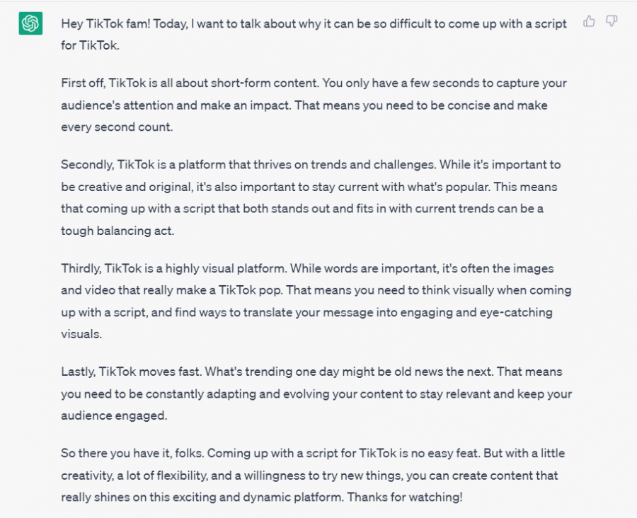 How to Use AI to Write a Script for TikTok, Reels, and Shorts